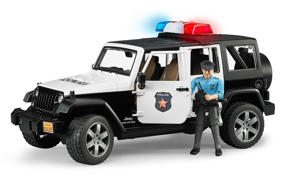 02526 | JEEP WRANGLER UNLIMITED RUBICON POLICE VEHICLE WITH POLICEMAN ...