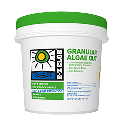 Granular Algae Out Safety Data Sheet | E-Z Clor | Pool Brigade