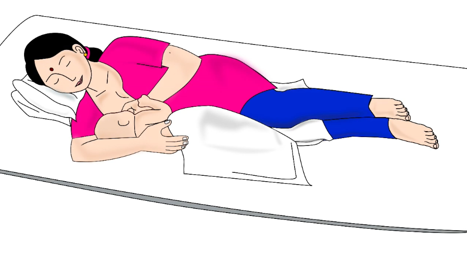 Side Lying Position Breastfeeding