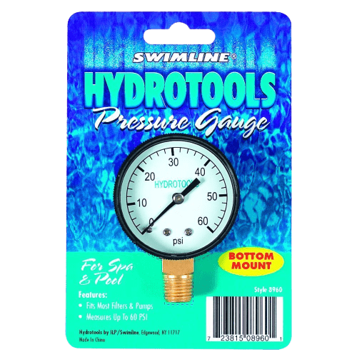Rear Mount Pressure Gauge 8963 | HydroTools | Pool Brigade